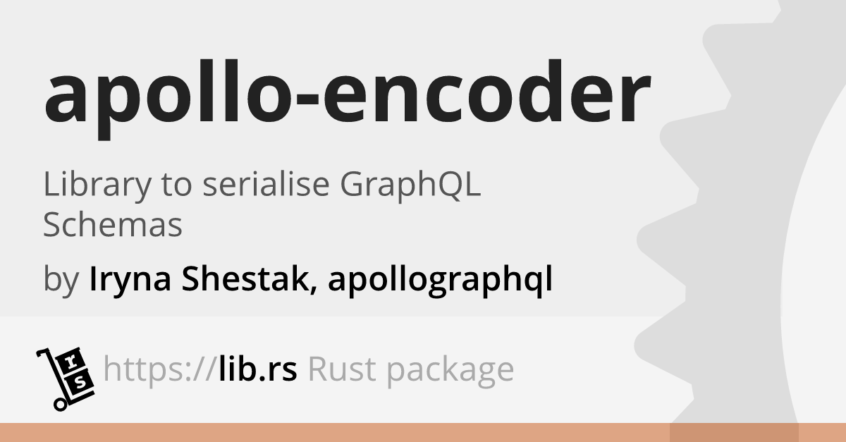 apollo-encoder — Rust data encoding library // Lib.rs apollo-encoder — Rust data encoding library // Lib.rs