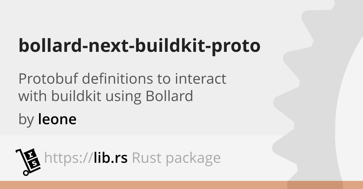 bollard-next-buildkit-proto — Rust utility // Lib.rs bollard-next-buildkit-proto — Rust utility // Lib.rs