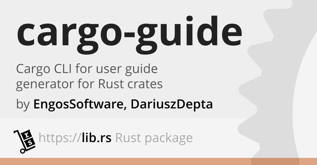Cargo Guide — Command Line Utility In Rust Lib Rs