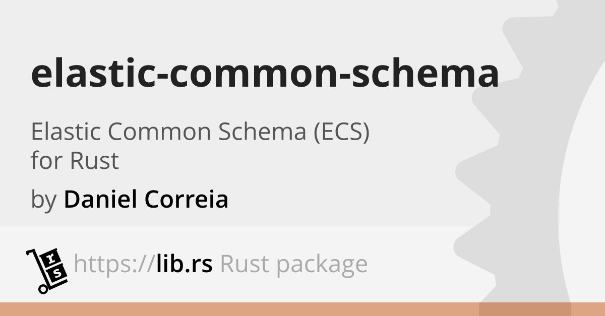elastic-common-schema — db interface for Rust // Lib.rs elastic-common-schema — db interface for Rust // Lib.rs