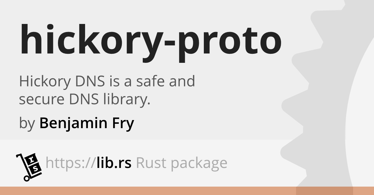 hickory-proto — Rust network library // Lib.rs hickory-proto — Rust network library // Lib.rs
