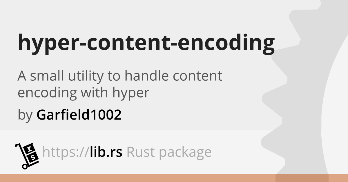 hyper-content-encoding — Rust compression library // Lib.rs hyper-content-encoding — Rust compression library // Lib.rs